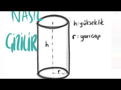 Silindir nasıl çizilir - Silindir çizimi
