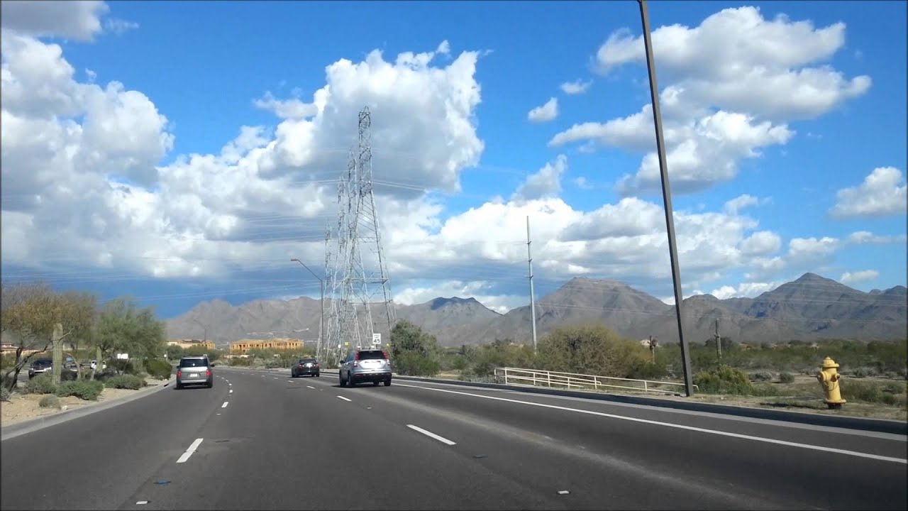 Driving in Glendale, Scottsdale, Arizona - YouTube