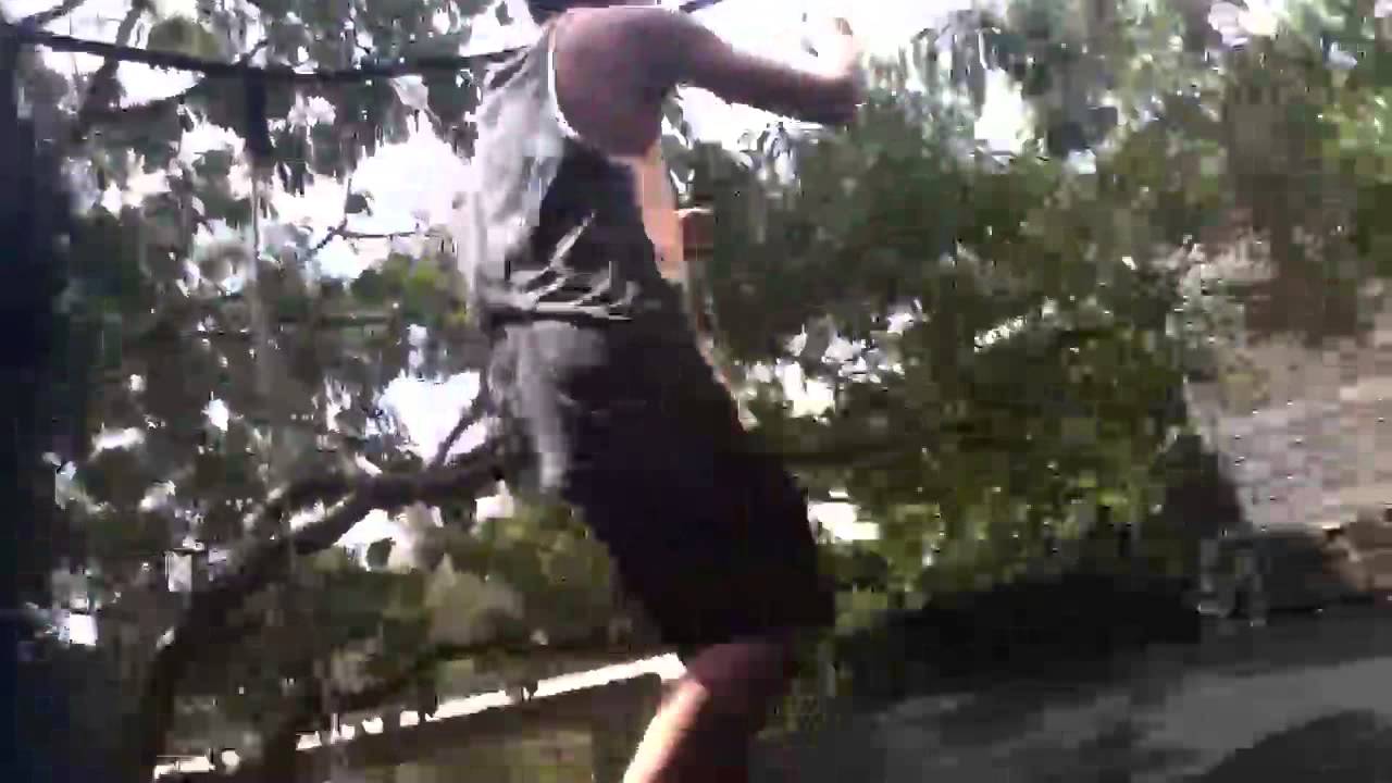 Backflip without jumping on a trampoline - YouTube