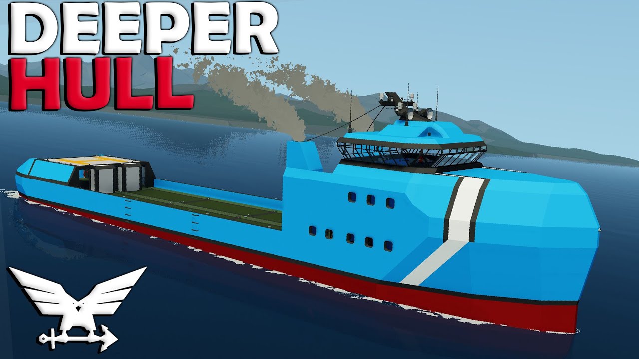 Much Deeper Hull! - Supply Ship Build - Stormworks Build and Rescue ...