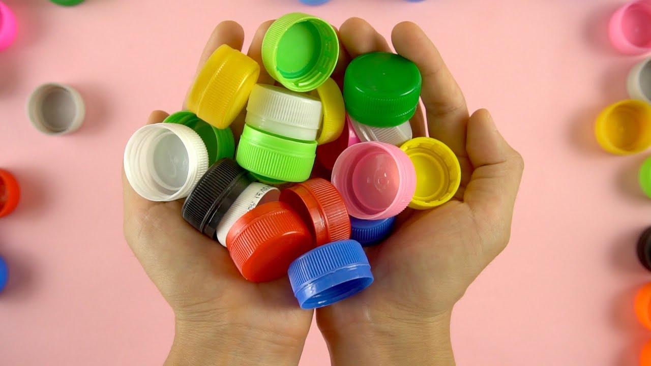 5 Creative Plastic Bottle Caps Craft Ideas | Best out of waste ...