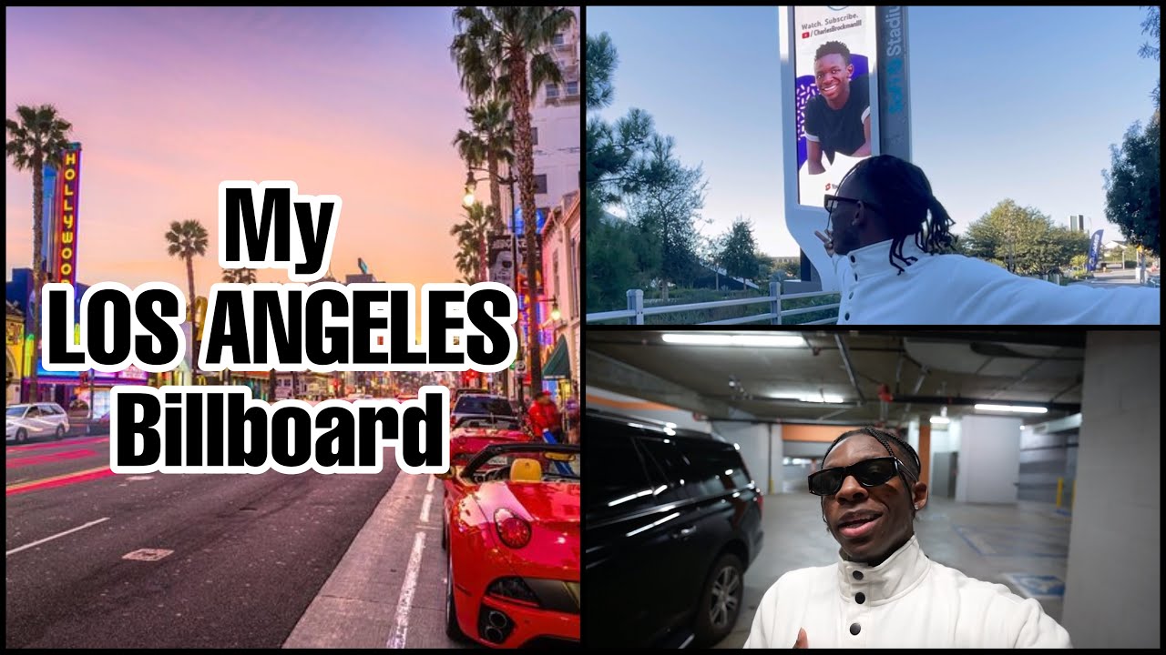 How being a CONTENT CREATOR got me on a BILLBOARD in Los Angeles ...