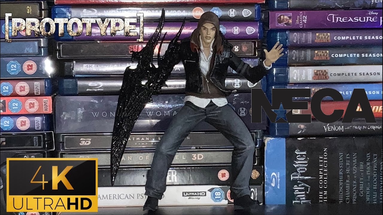NECA [PROTOTYPE] ALEX MERCER Action Figure Unboxing and Review - YouTube