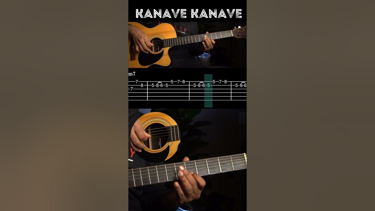 Kanave Kanave 💖 Anirudh's best? Guitar Tabs for Intro | Keba Jeremiah - YouTube