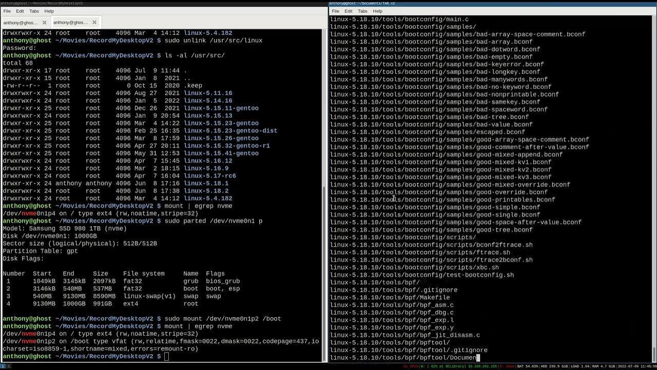 compile your own custom kernel linux - YouTube