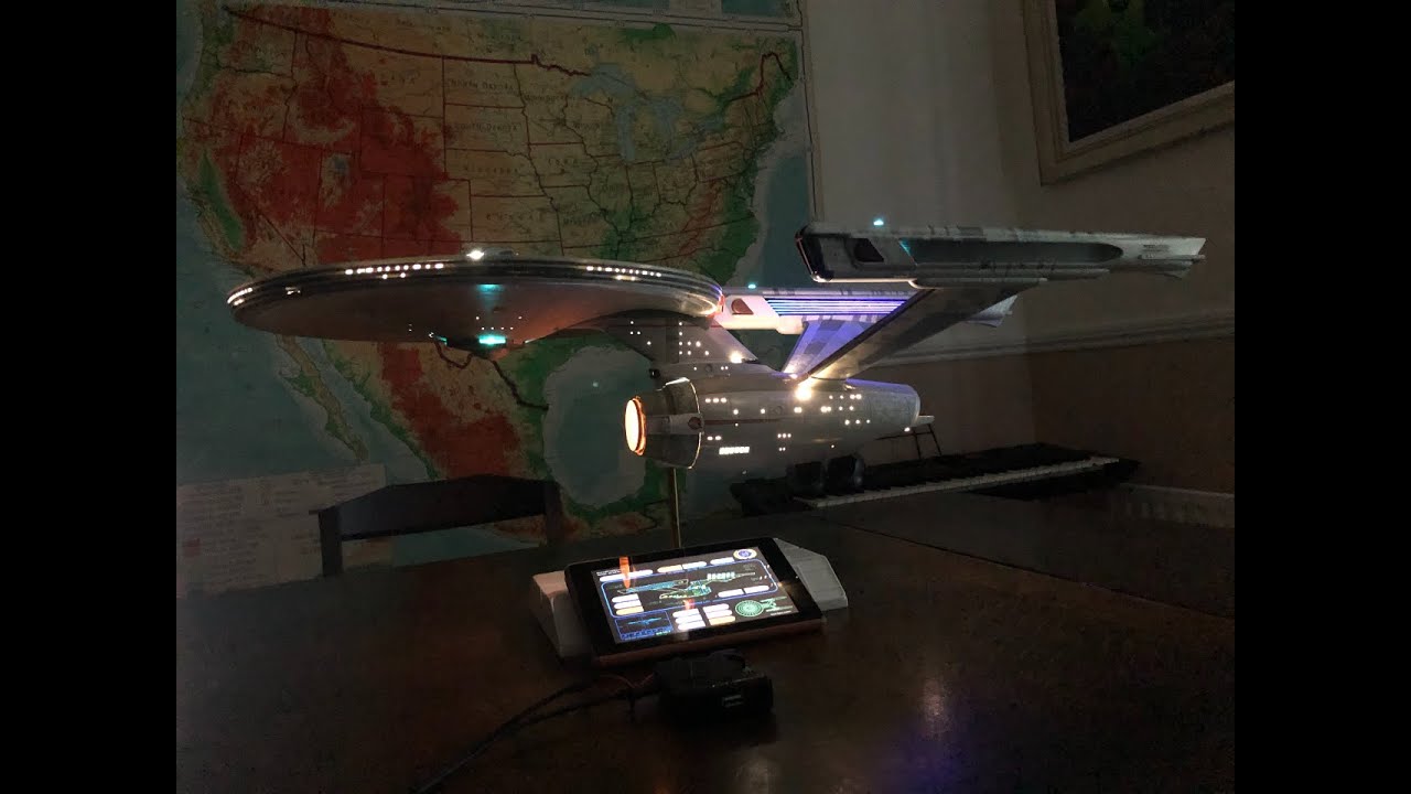 Star Trek USS Enterprise Refit Scale Model with App Controlled Lights ...