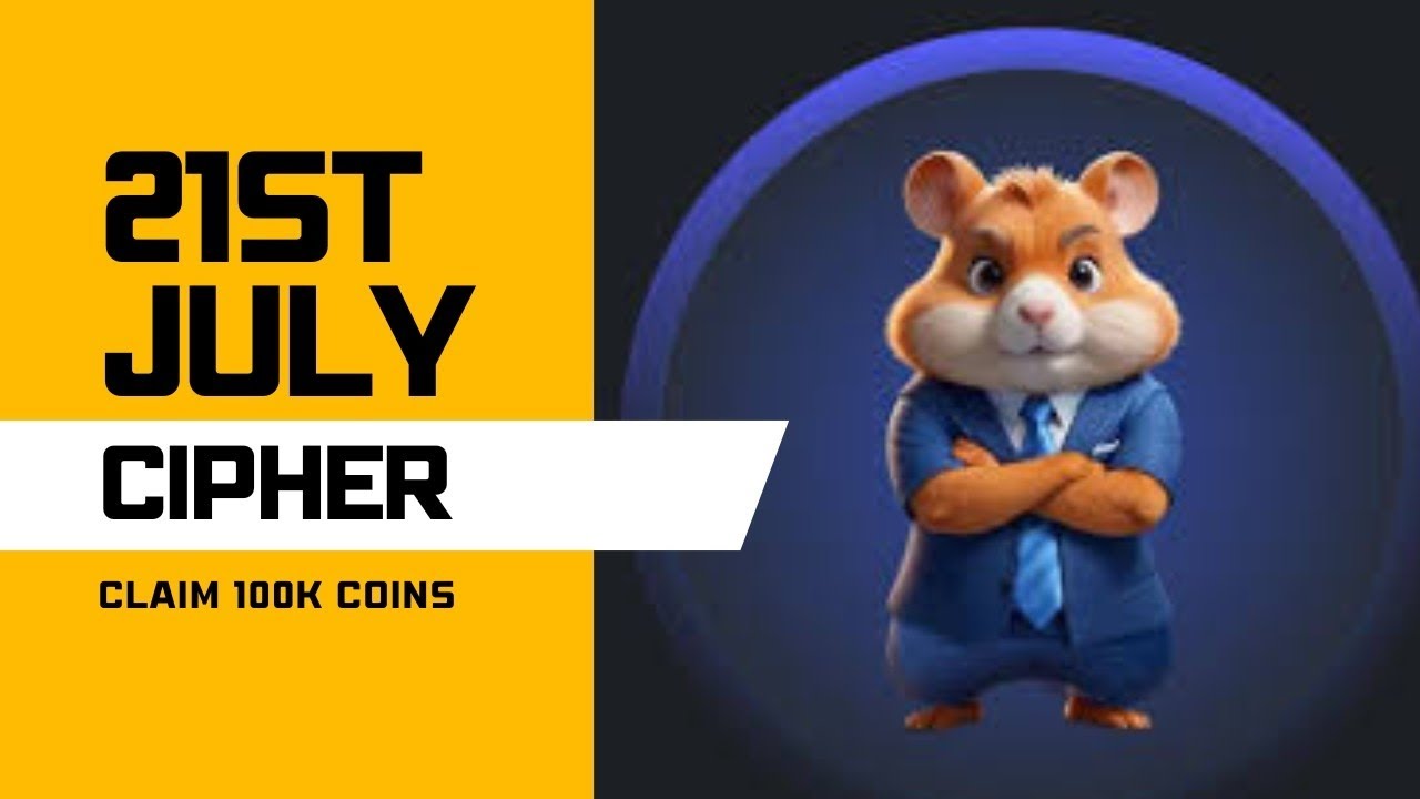 Hamster Kombat daily cipher code 21st July, 2024 || Today's Hamster ...