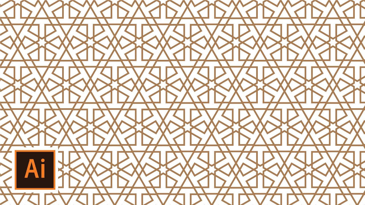 How to create Geometric Islamic Pattern in Adobe Illustrator ...
