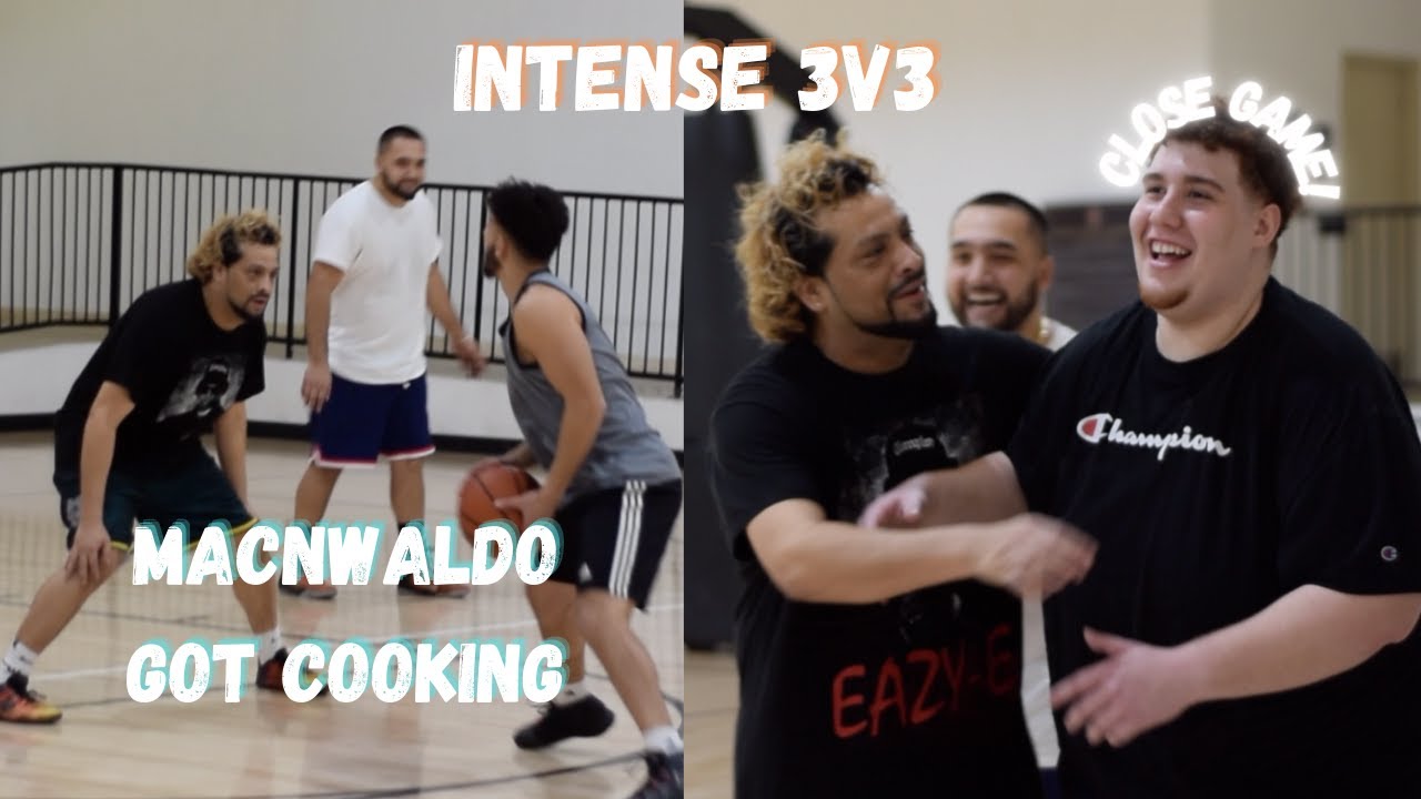 MacnWaldo COOKING in a 3v3 battle in LA ft Eddie the trainer and Ant ...