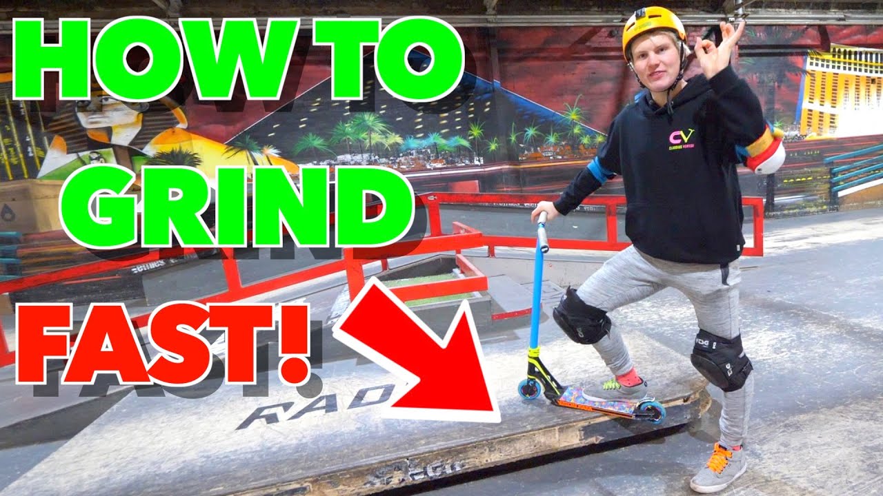 HOW TO GRIND ON A SCOOTER! FASTEST & EASIEST🛴‼️ - YouTube