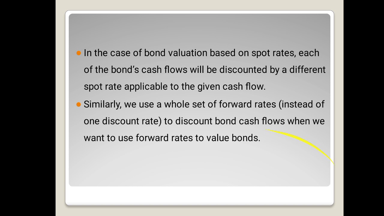 Other methods of Bond Valuation - YouTube