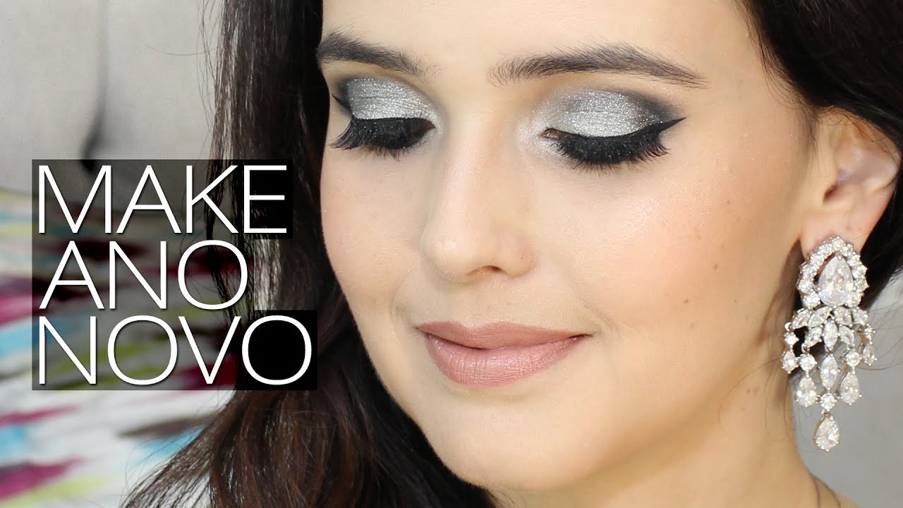 Tutorial: maquiagem de ano novo! - YouTube