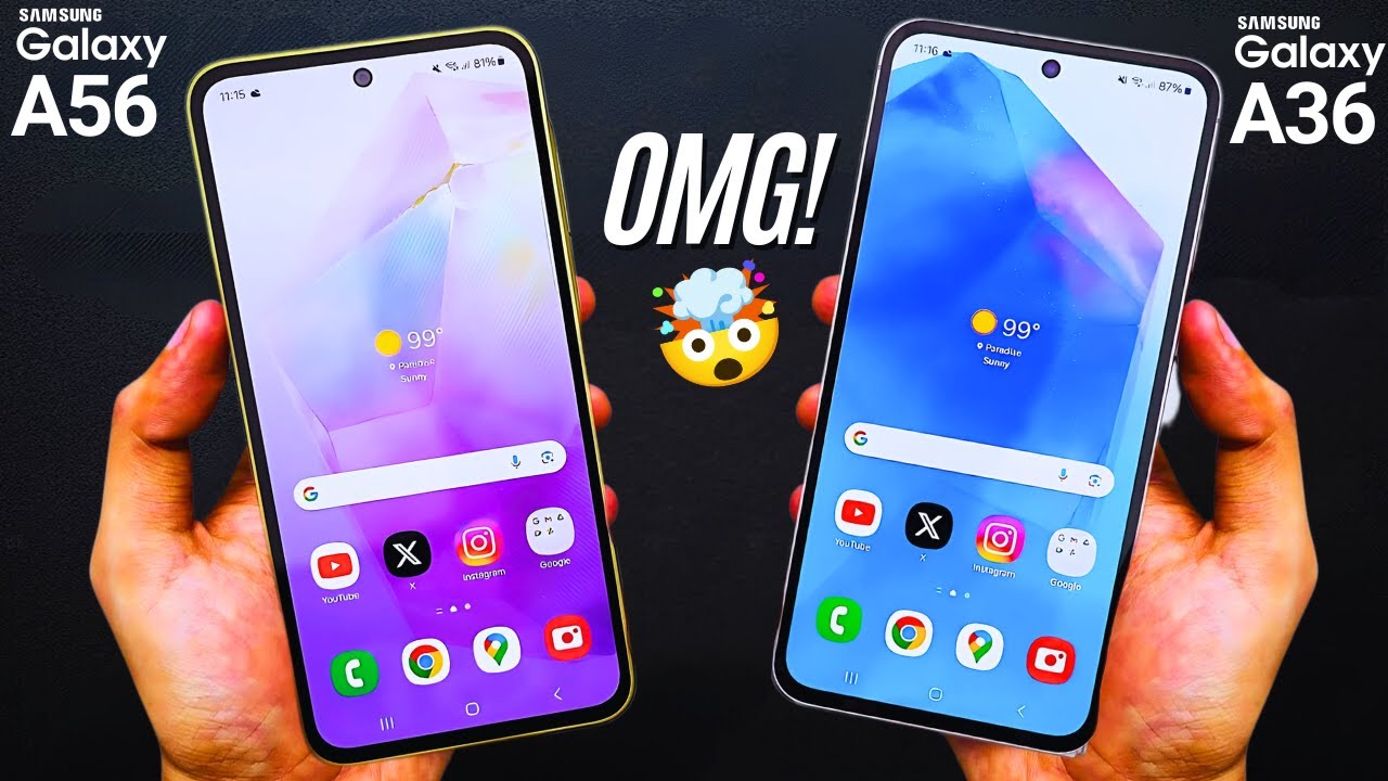 Samsung Galaxy A56 5G vs Galaxy A36 5G - Which One WINS? - YouTube