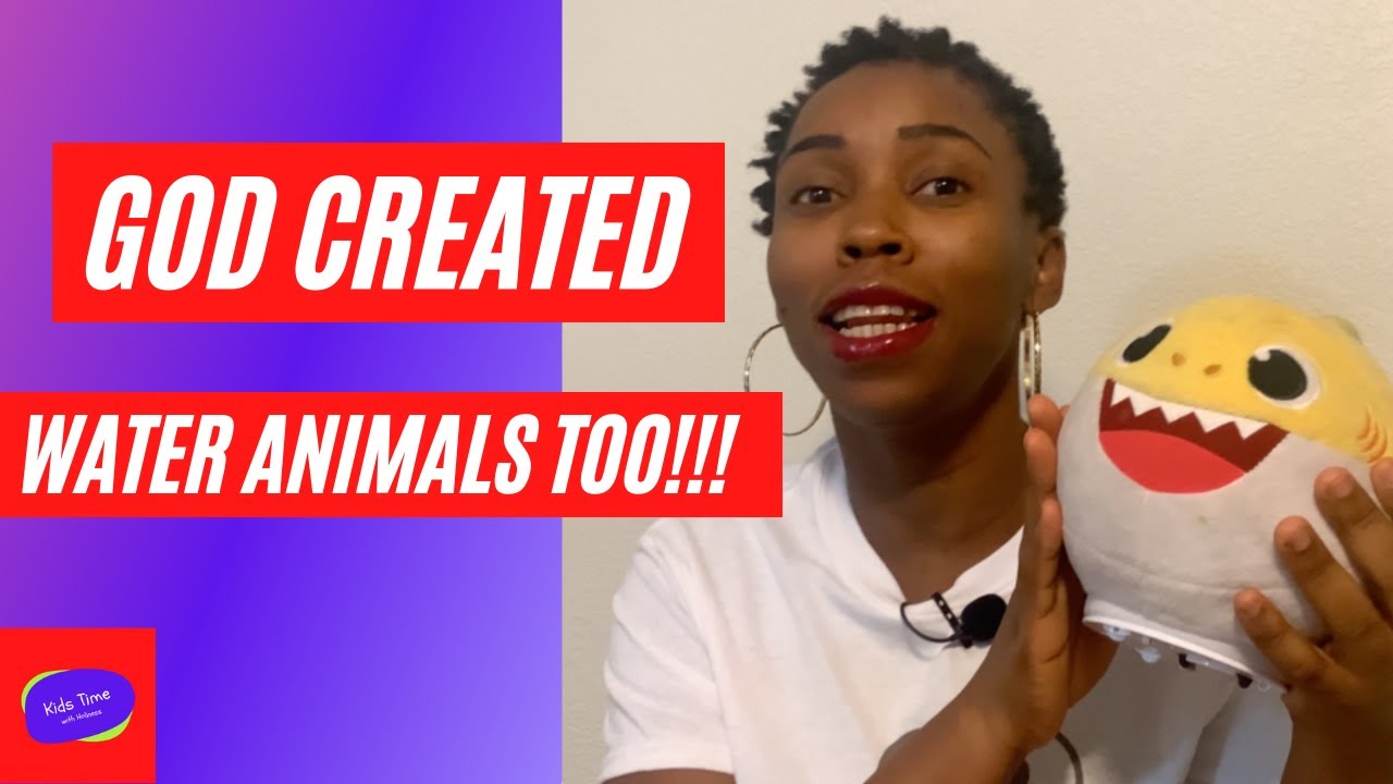 God created water animals too!!! God in the beginning of creation ...