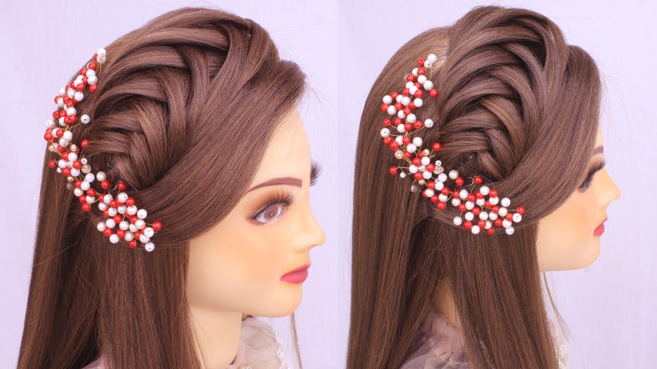 Quick & Easy front hairstyles for short hair l new open hairstyle for ...