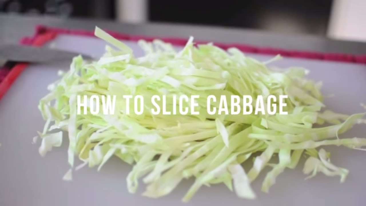 How to Slice Cabbage | @cooksmarts - YouTube