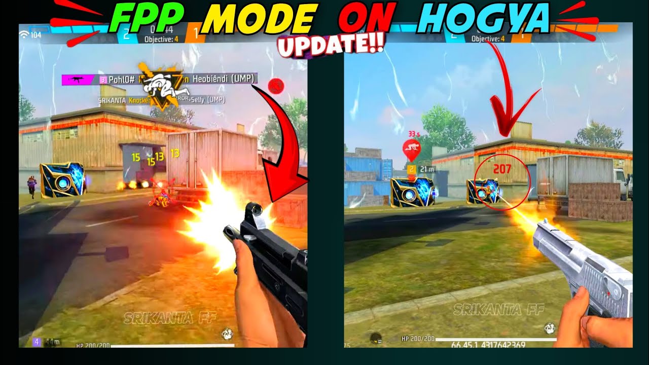 FPP Mode In Free Fire || Free Fire Me FPP Mode On Kese Karen || Ob45 ...
