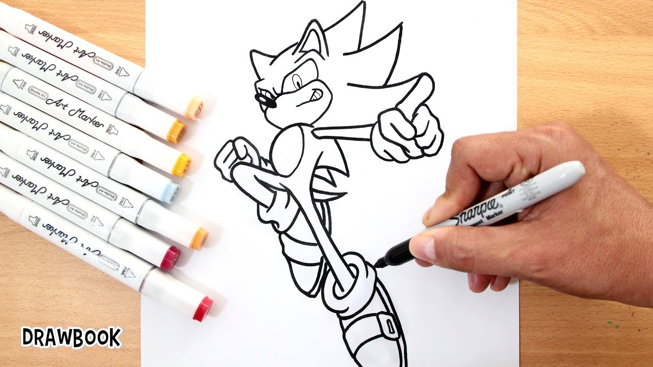 Drawing and Painting SUPER SONIC: An Artistic Journey of Speed and ...