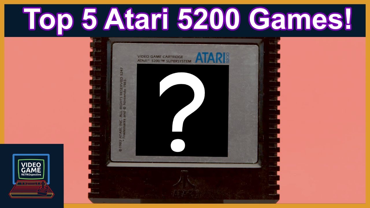 Our Top 5 Atari 5200 Games! - Video Game Retrospective - YouTube