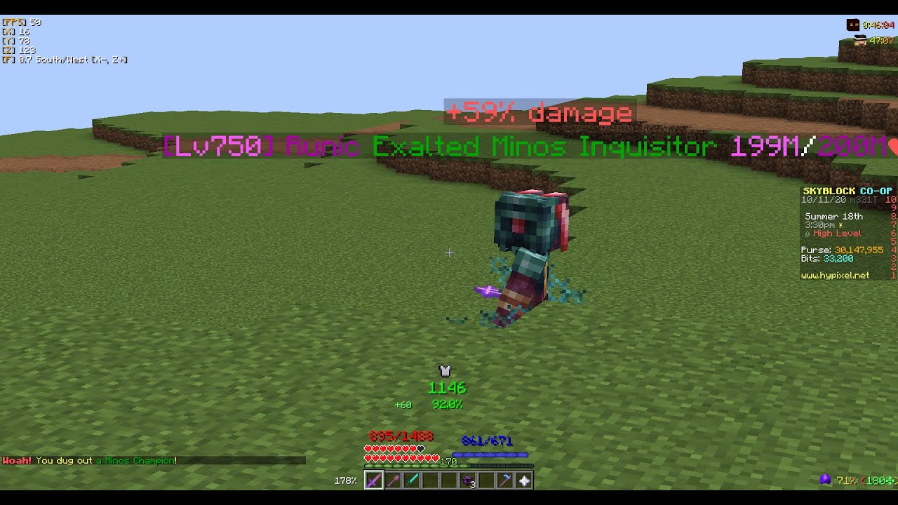 Chimera Drop (Second One) - Hypixel Skyblock - YouTube