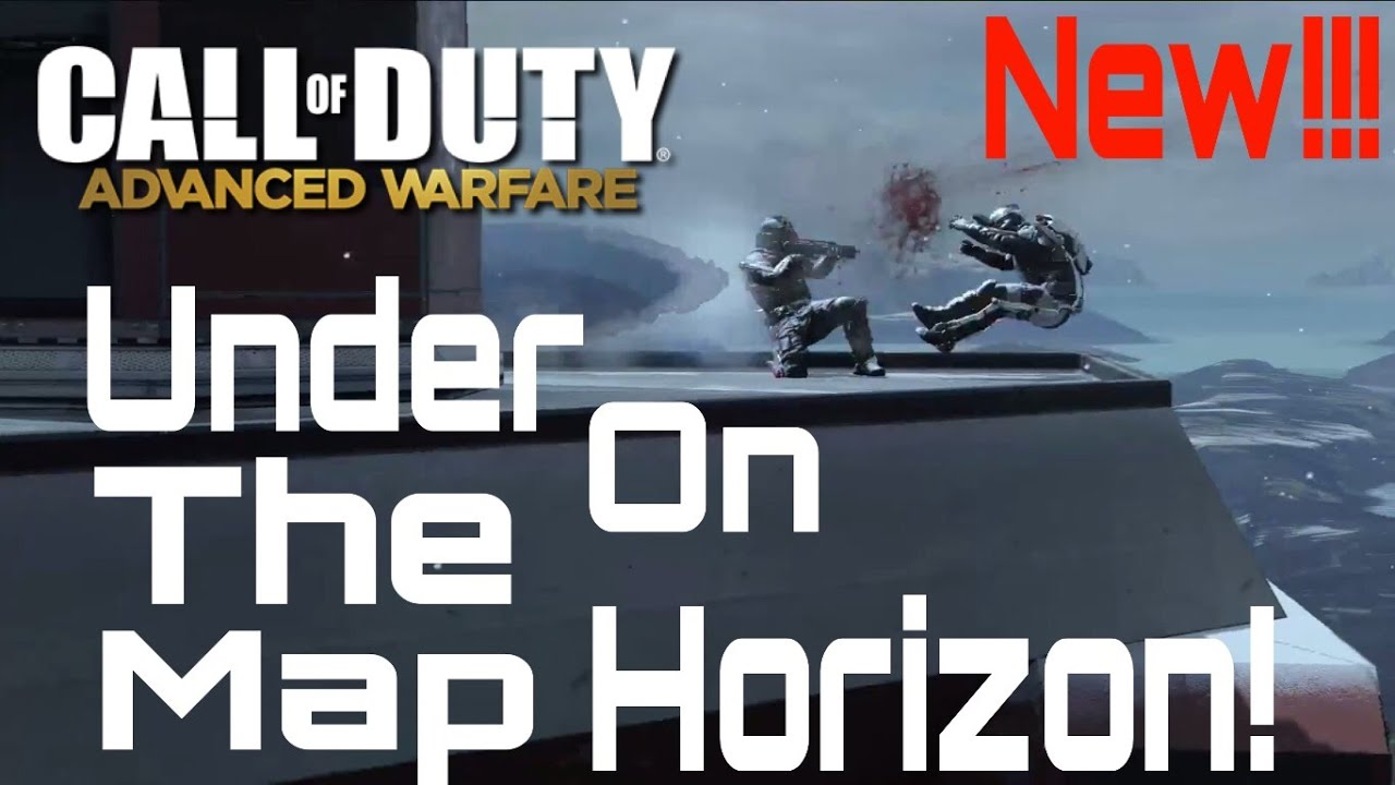 COD AW Glitches: NEW SECRET Spot Under The Map on Horizon! ( Works on ...