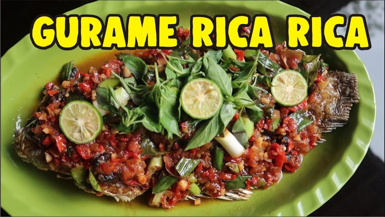 MASAK IKAN GURAME RICA RICA PEDAS DIJAMIN ENAK - YouTube