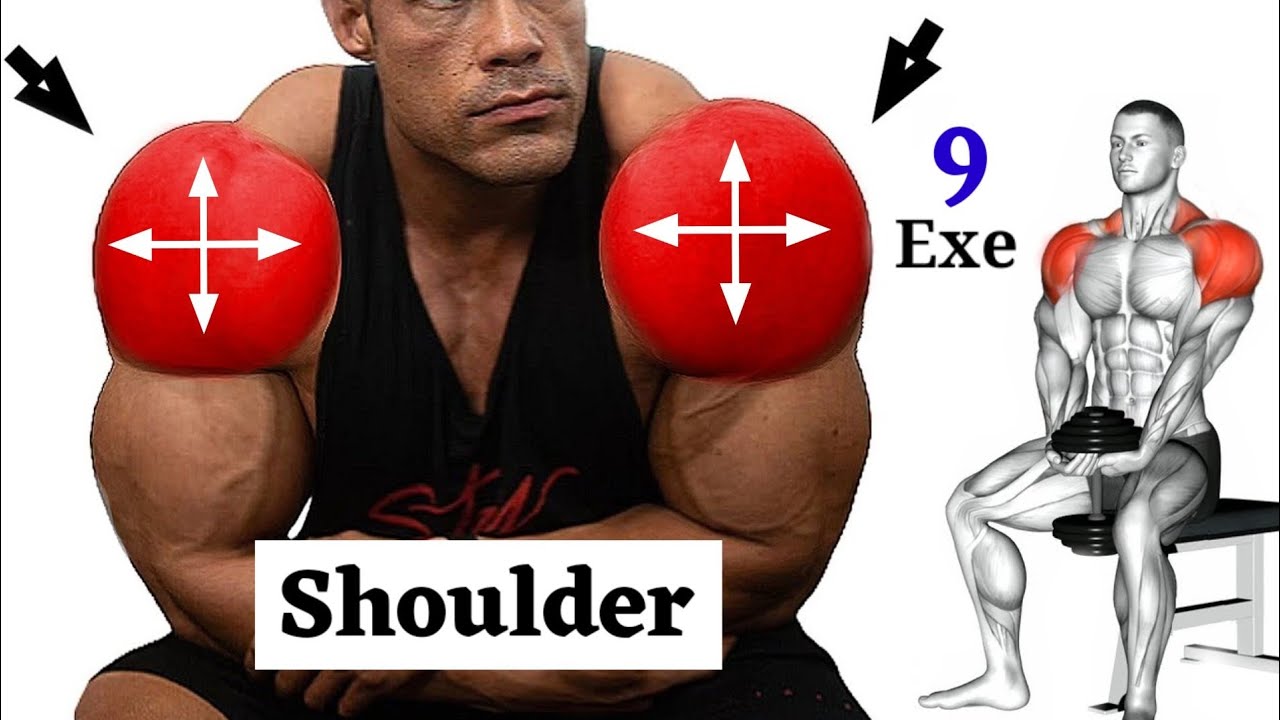 9 Best Shoulder exercises for men in gym - YouTube