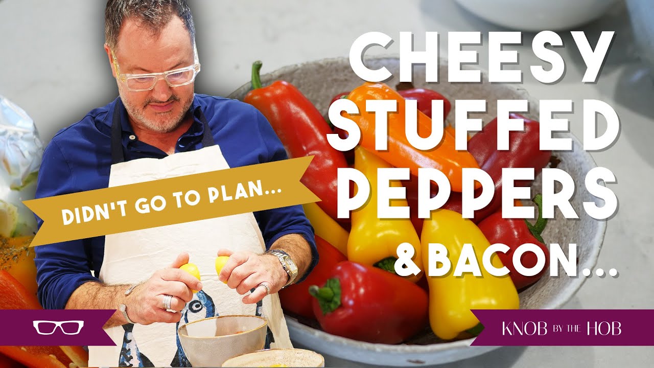 EPIC CHEESY, BACON-WRAPPED STUFFED PEPPERS RECIPE | KNOB BY THE HOB ...