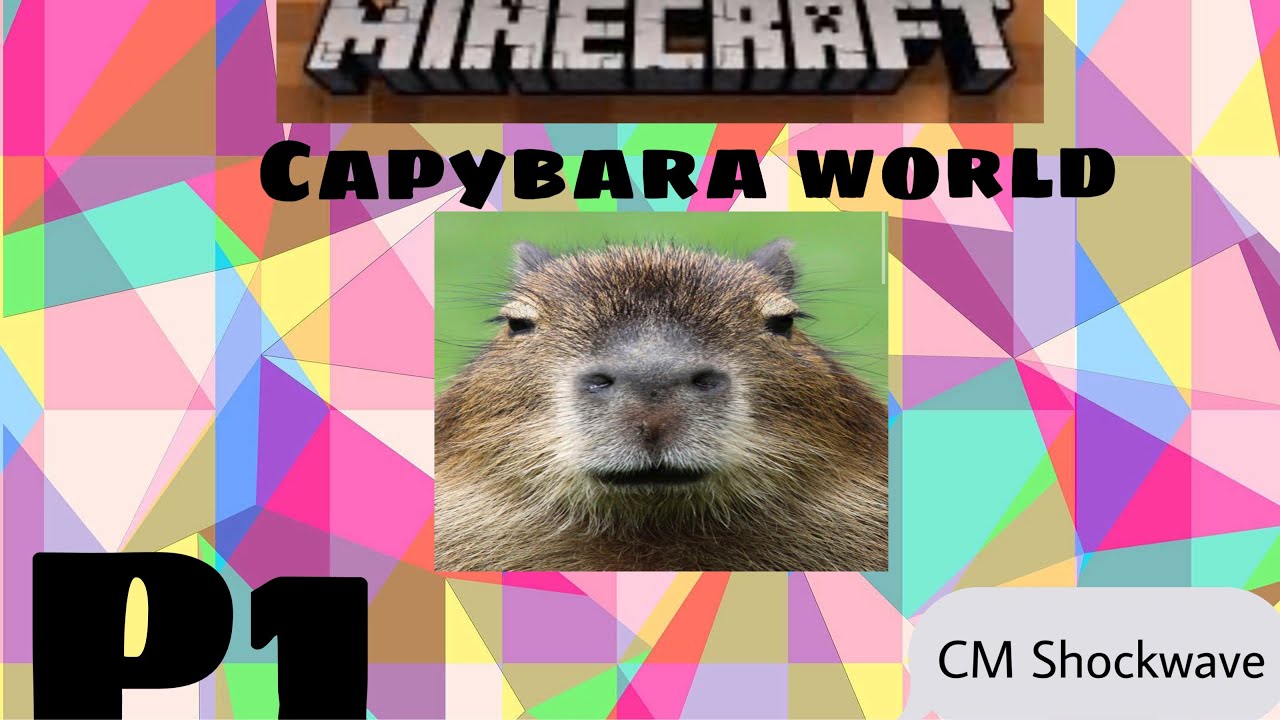 Capybara world Minecraft ep1 - YouTube