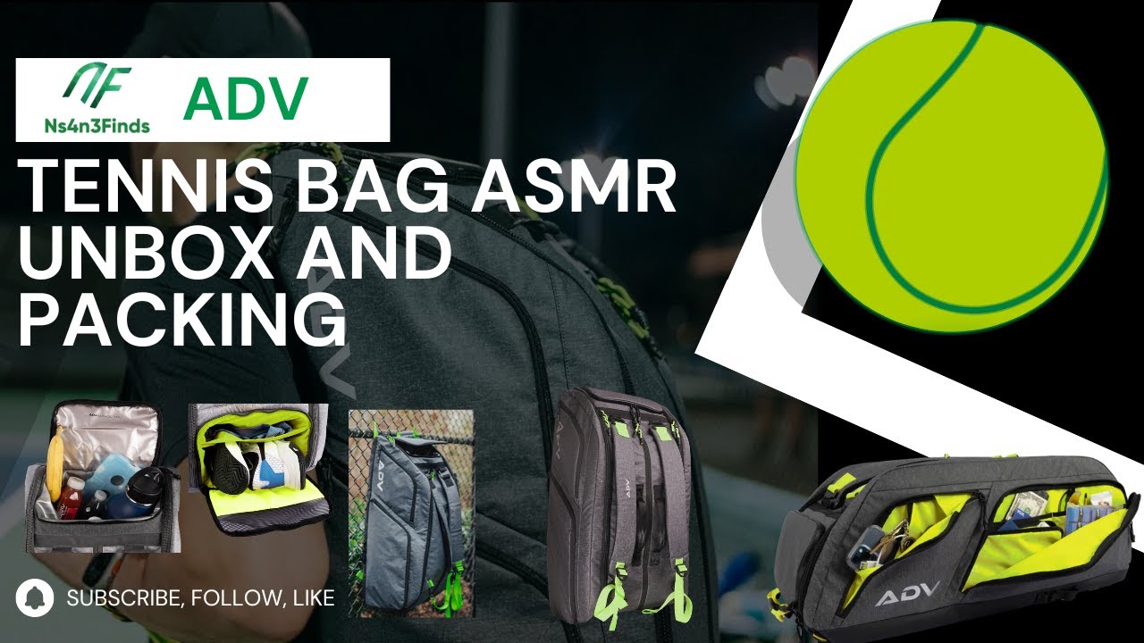 ADV Tennis Bag Pro V2 Unbox and Packing - YouTube
