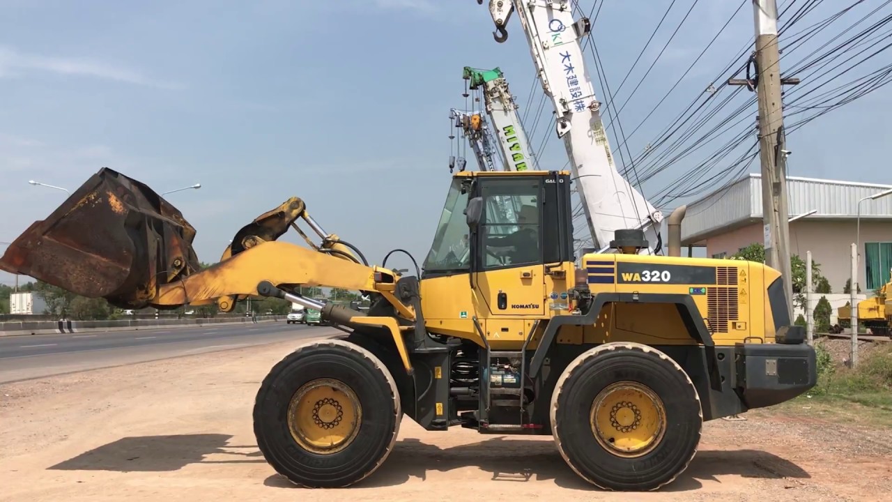 KOMATSU WA320-6 www.thaispmotor.com 081-2990958 - YouTube