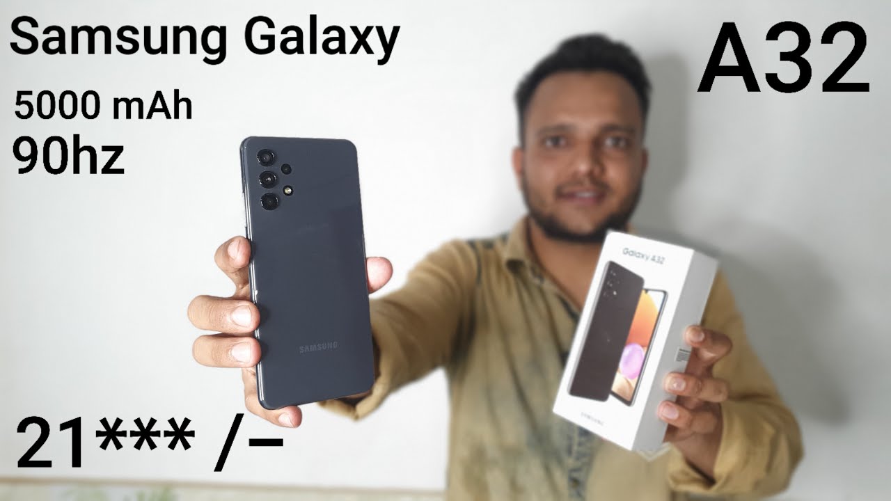Samsung Galaxy A32 UNBOXING, & all features. - YouTube