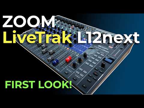 The Incredible NEW Zoom LiveTrack L12next | Mixer - Recorder - Interface
