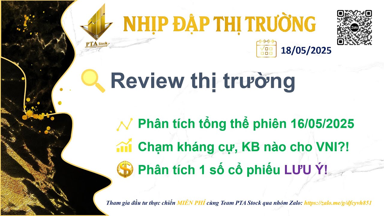 Nhịp đập Thị trường cùng PTA Stock: VNI theo KB2, chạm kháng cự quay ...