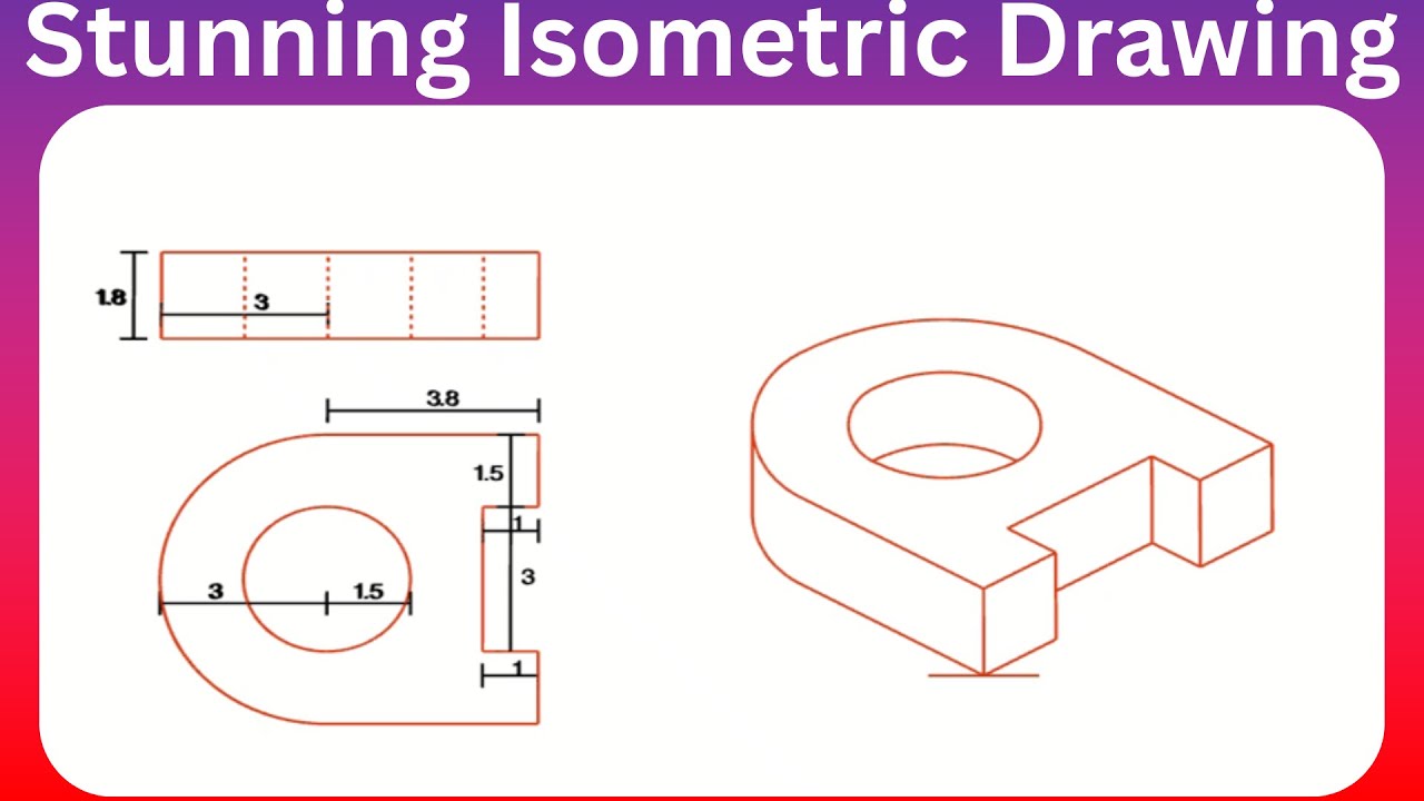 Stunning Isometric Drawing - YouTube
