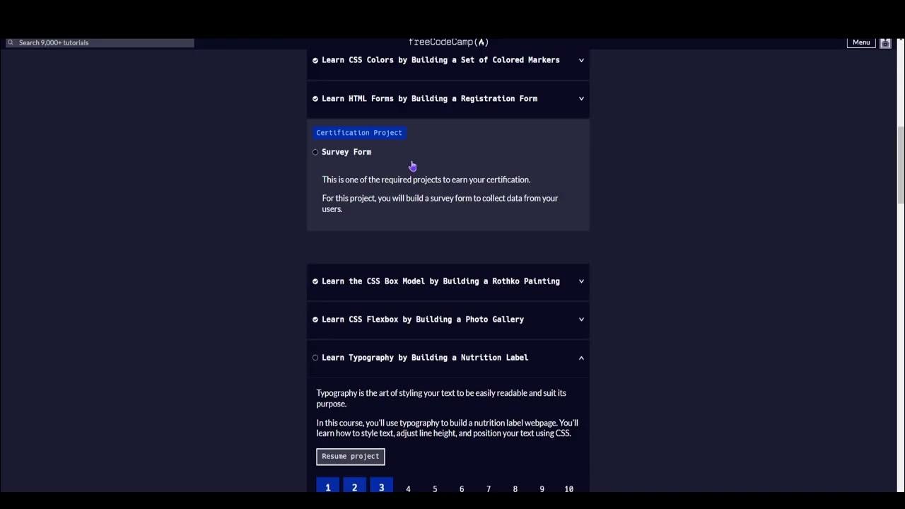 freeCodeCamp Learn Responsive Web Design Typography by Building a ...