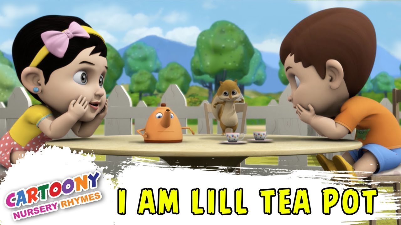 I'm a Little Teapot | Sing and Dance | Teapot Nursery Rhymes | Cartoony ...
