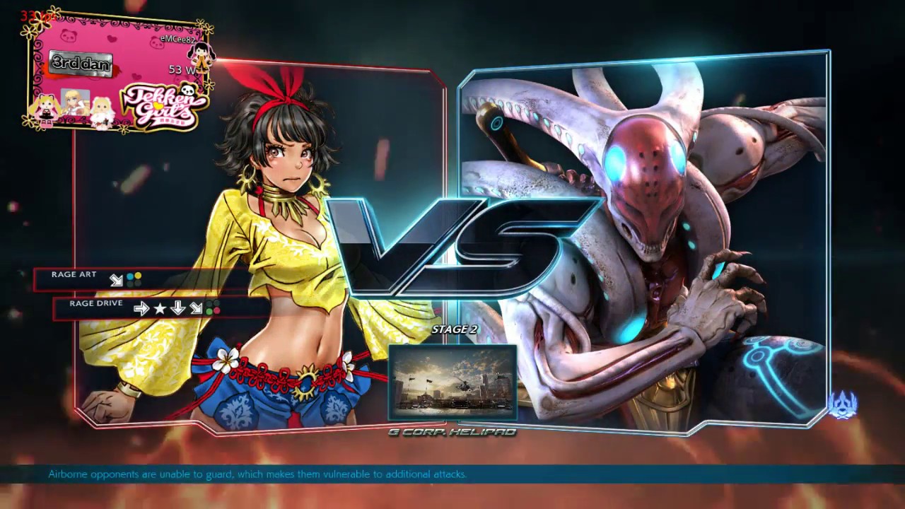 Tekken 7 Arcade Battle Josie Rizal (Ultra Hard) - YouTube