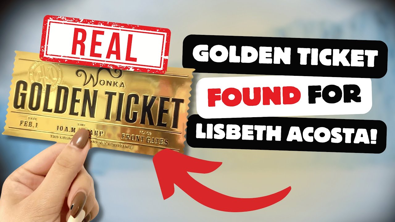REAL Golden Ticket Found for Lisbeth Acosta! - YouTube