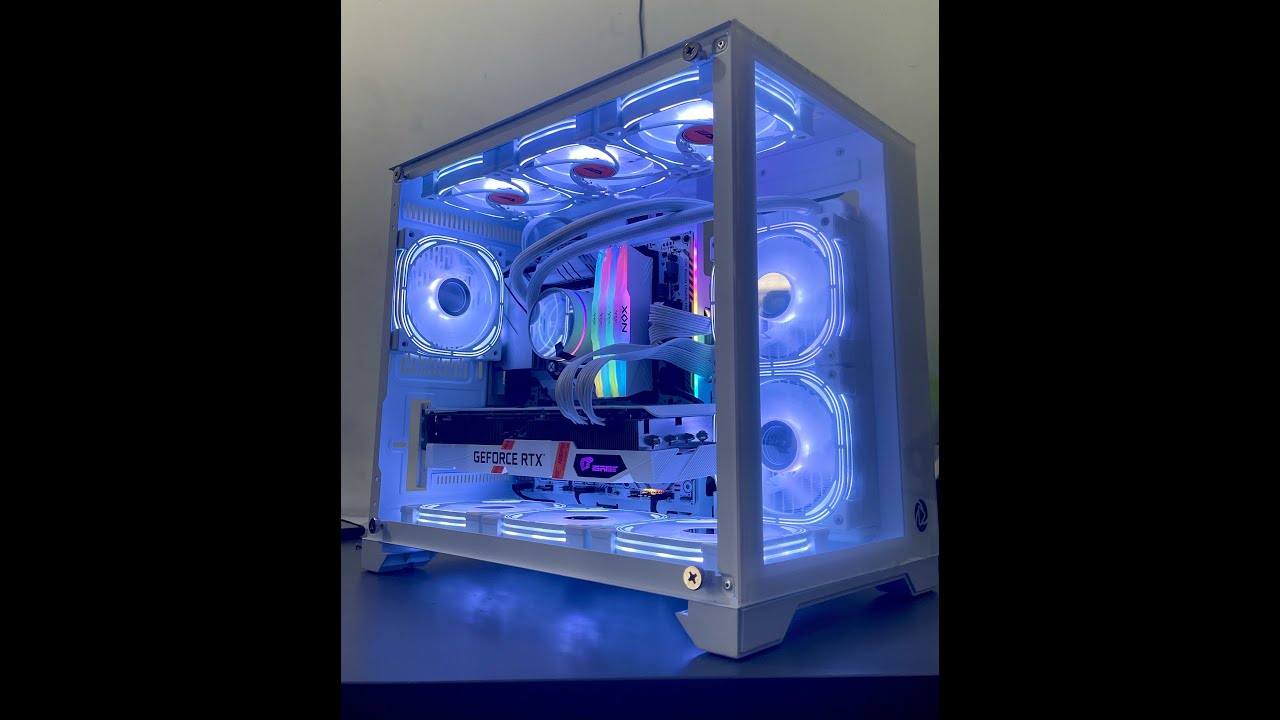 All White PC Gaming Rig - The Dream Setup - YouTube
