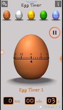 Egg Timer App - YouTube