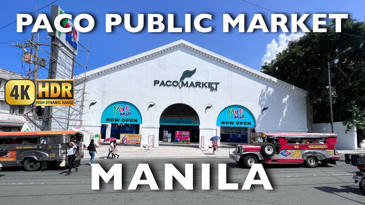 Paco Market Walking Tour | 4K HDR | Manila Local Market Walk - YouTube