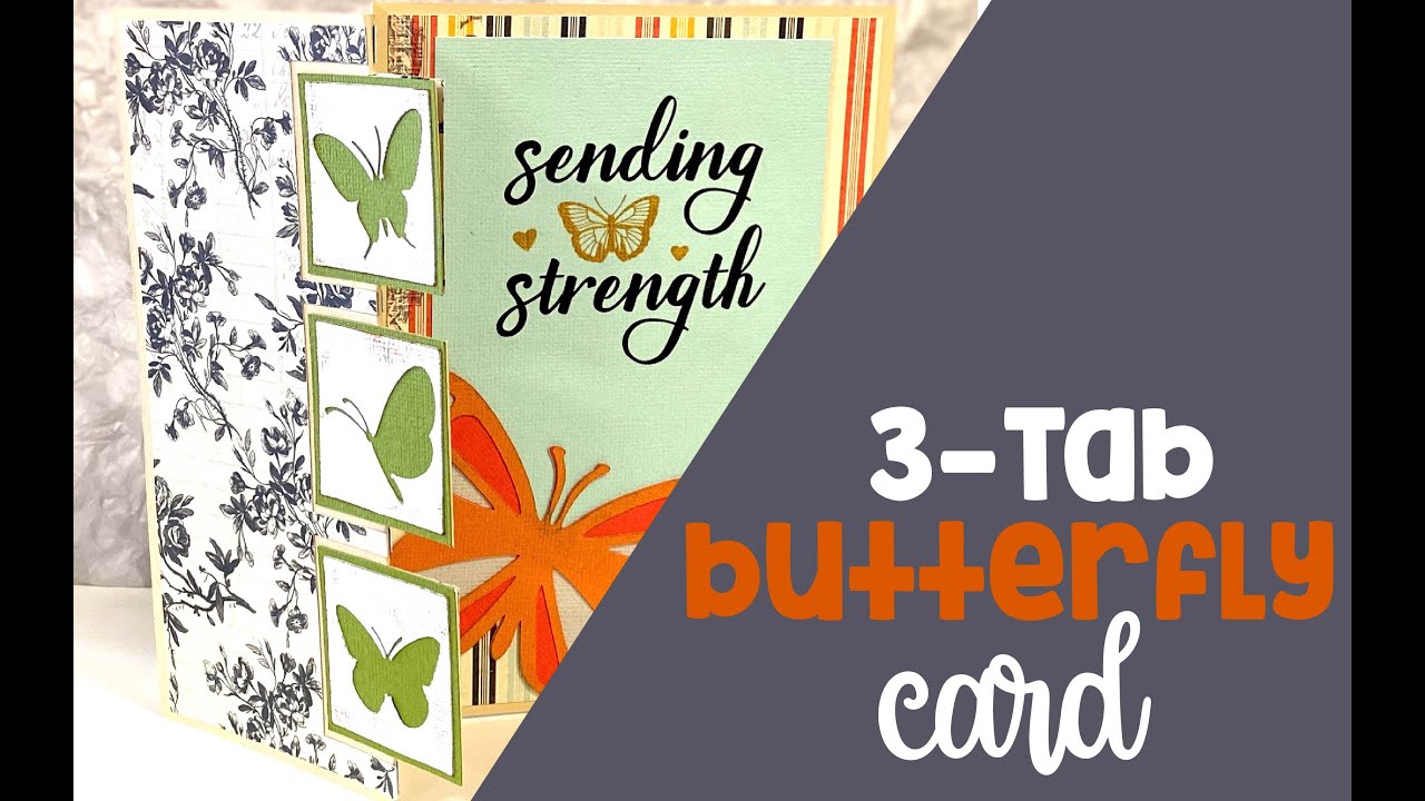 3-Tab Butterfly Card Making Tutorial - YouTube