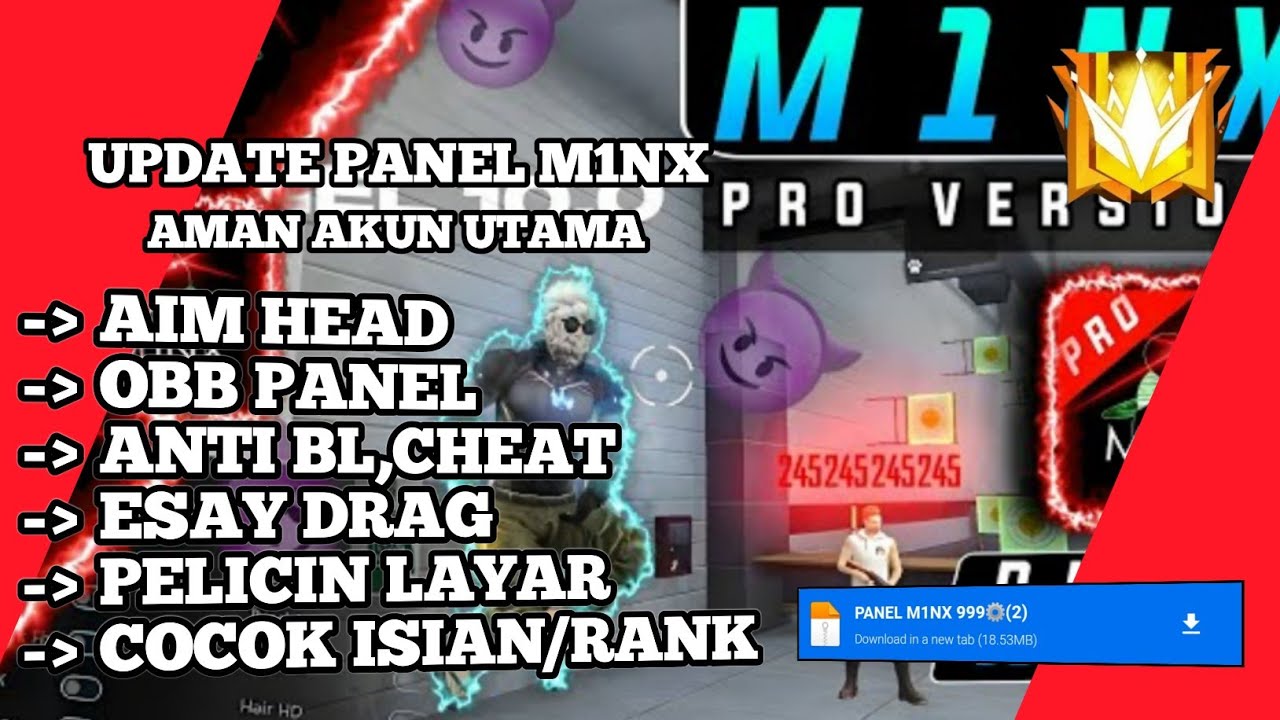 UPDATE PANEL M1NX TERBARU 2024| Esay Drag|Aim Lock|Cocok Isian/Rank|No ...