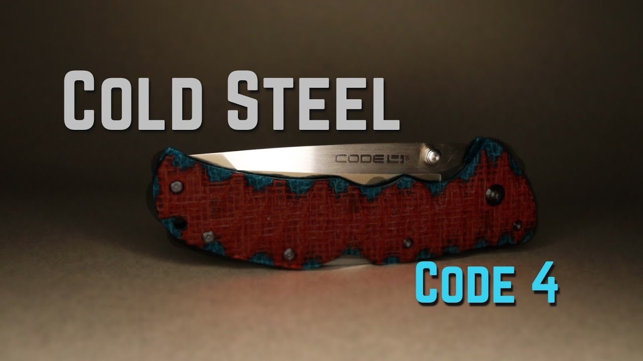 Cold Steel Code 4 W/Custom Burlap Scales!!! #coldsteel #custom - YouTube