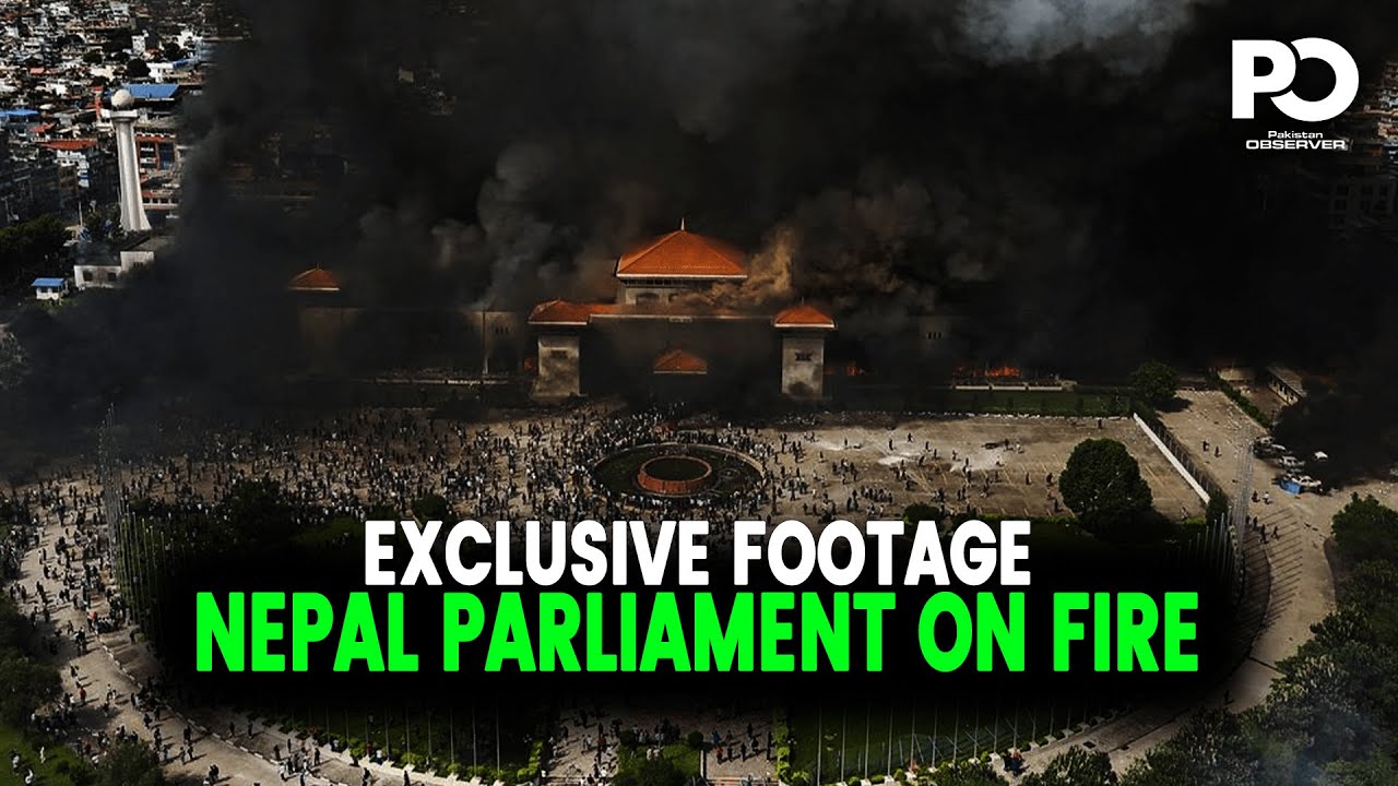 Exclusive Ground Footage: Nepal Parliament Burned Down by Gen-Z ...
