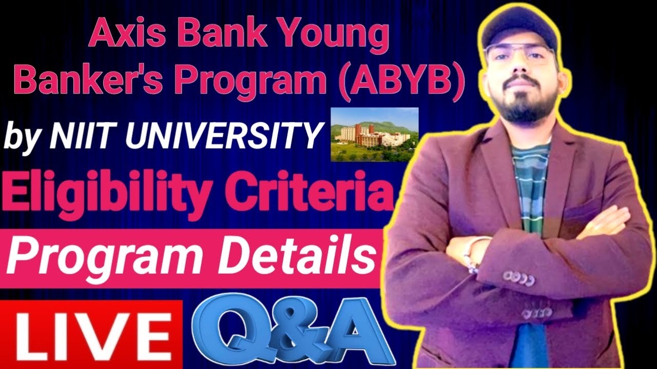Career Advisor 24 is live - Axis bank young bankers program by Niit ...