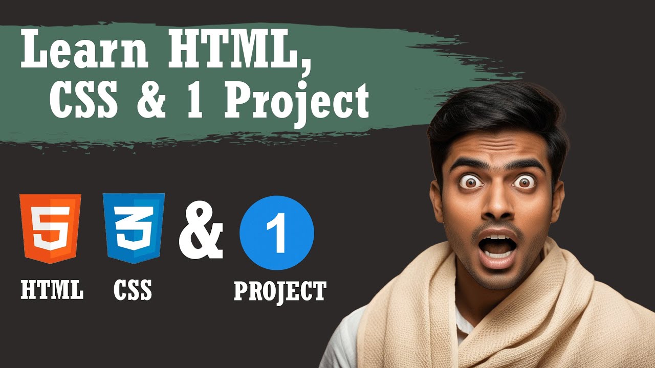 Html Css Tutorial Both In One Video With A Project Basic Project For 8160