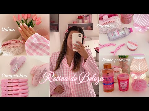 Rotina de beleza | skincare, unhas , banho premium , comprinhas, recebidos de beleza e mais 🫧🎀