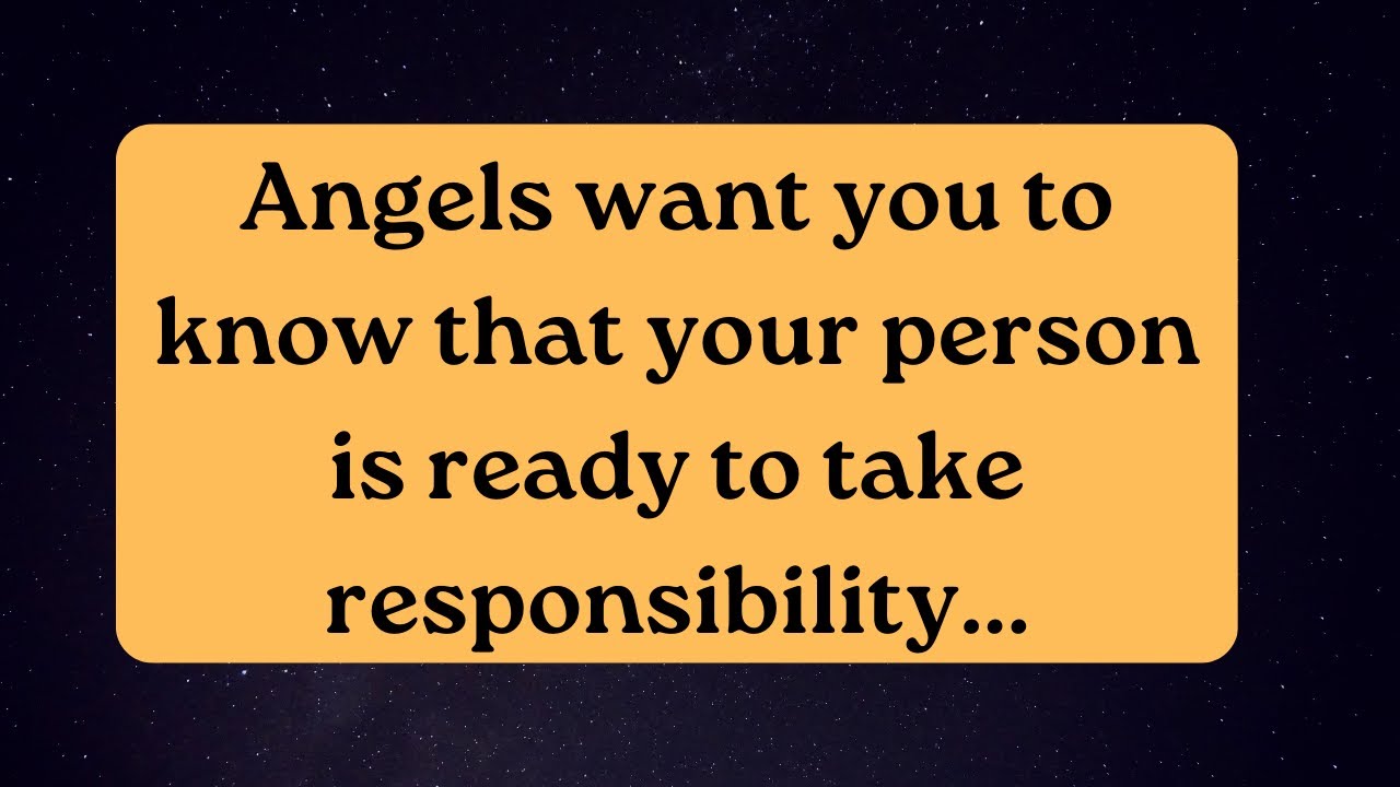⚱️Your person is ready to take responsibility.... #smile #relationship ...